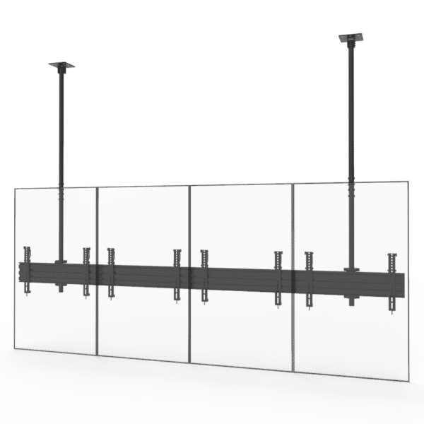 Ceiling Mount - 4 Screen Landscape - Digital Signage Mounts