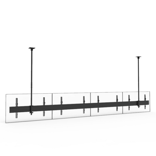Ceiling Mount - 4 Screen Landscape - Digital Signage Mounts