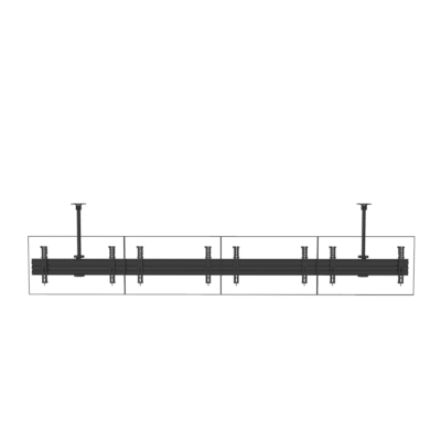 Ceiling Mount - 4 Screen Landscape - Digital Signage Mounts